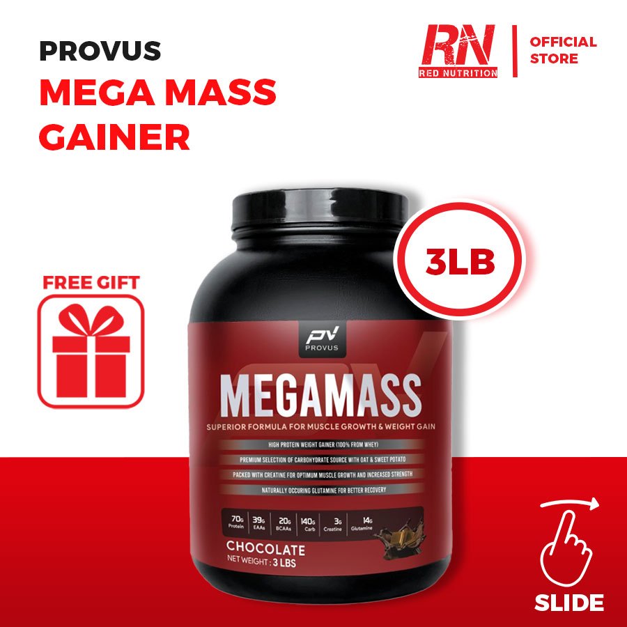 Jual Provus Megamass Mega Mass Gainer 3 lbs Susu Weight Gain 3lb ...
