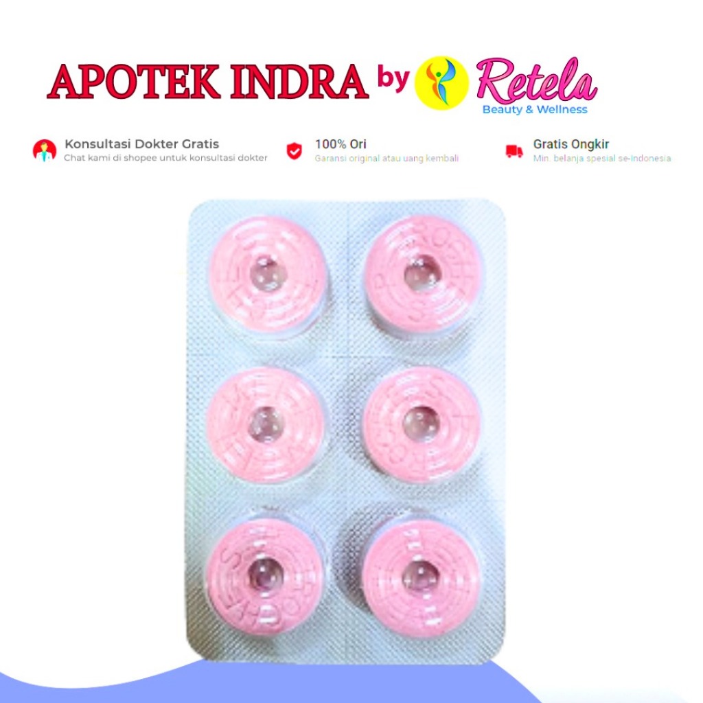 Jual SP TROCHES STRAWBERRY 1 BLISTER 6 TABLET | Shopee Indonesia