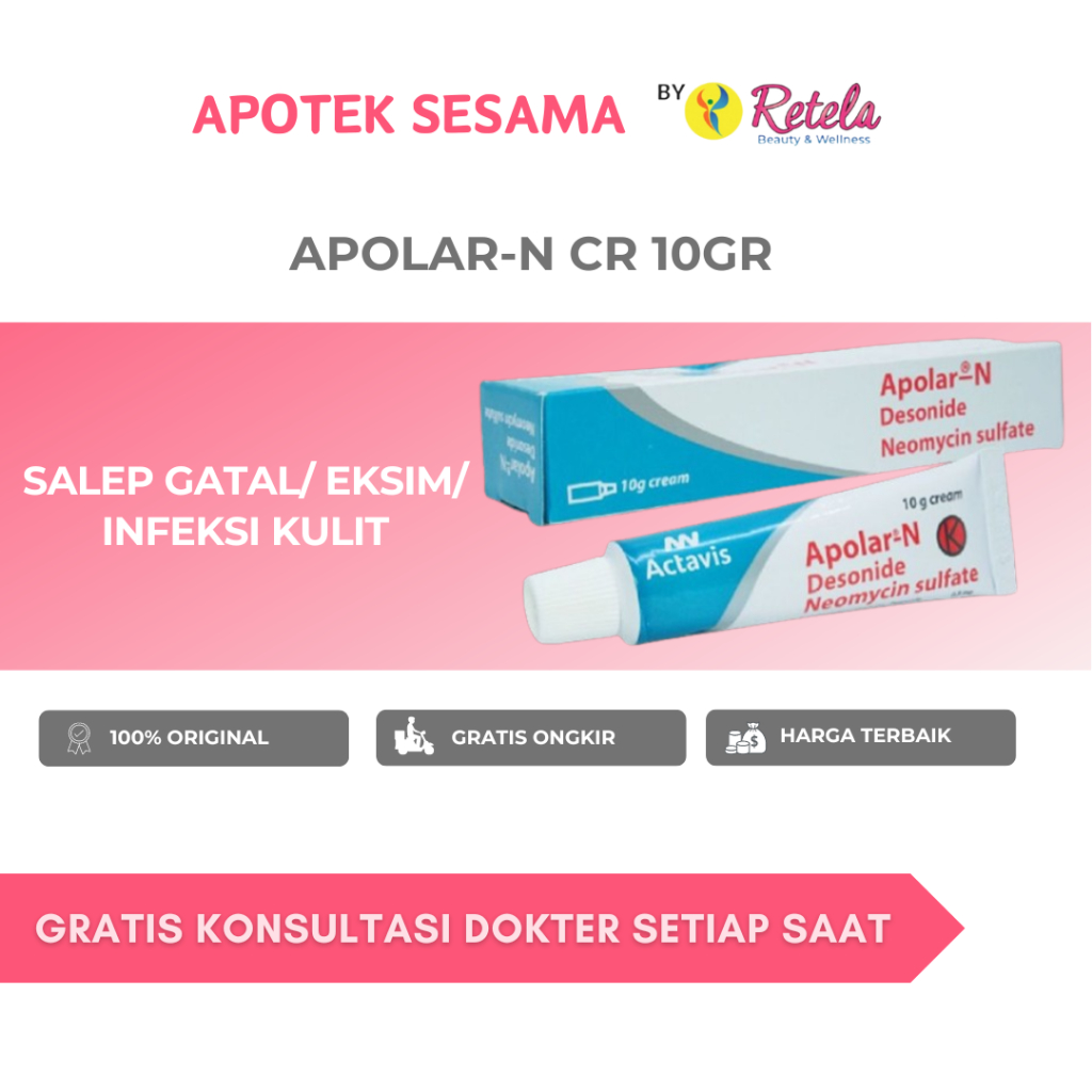Jual Apolar N Cream 10 GR New Pack | Shopee Indonesia