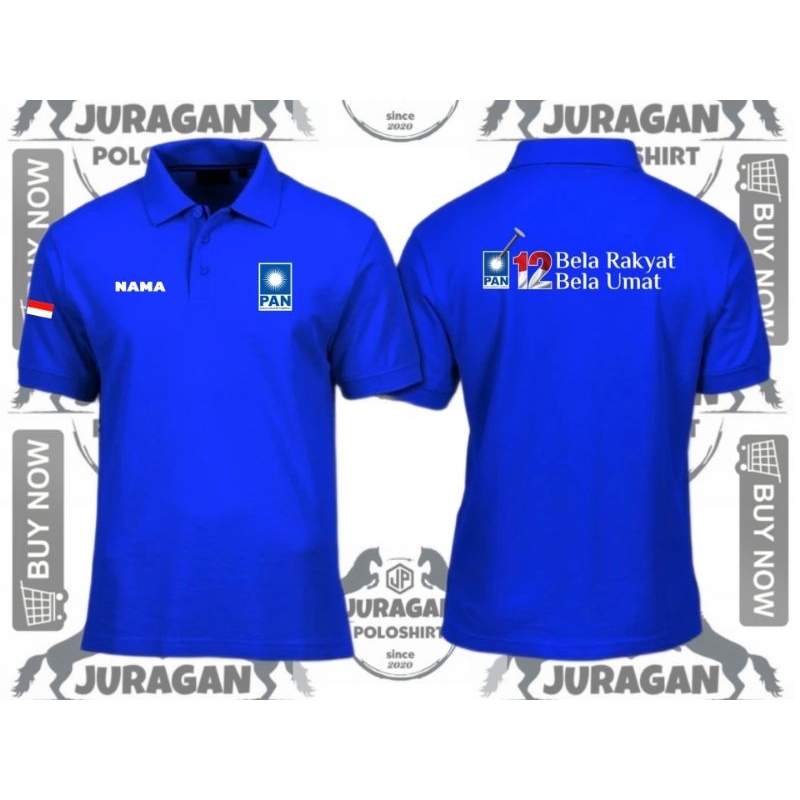 Jual POLOSHIRT PARTAI PAN - KAOS KERAH PARTAI PAN - POLO KERAH PARTAI ...