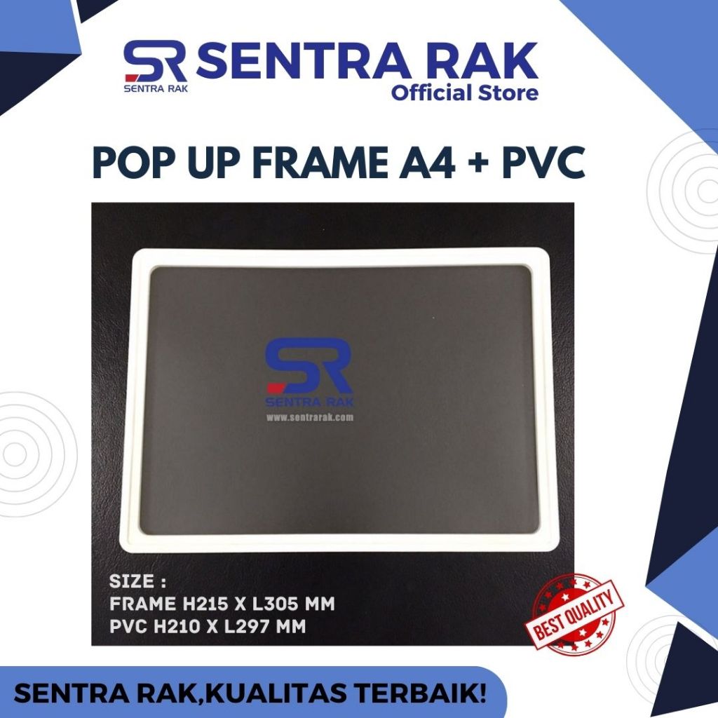 Jual Pop Up Frame Promo Ukuran A4 / Frame Promosi Toko | Shopee Indonesia