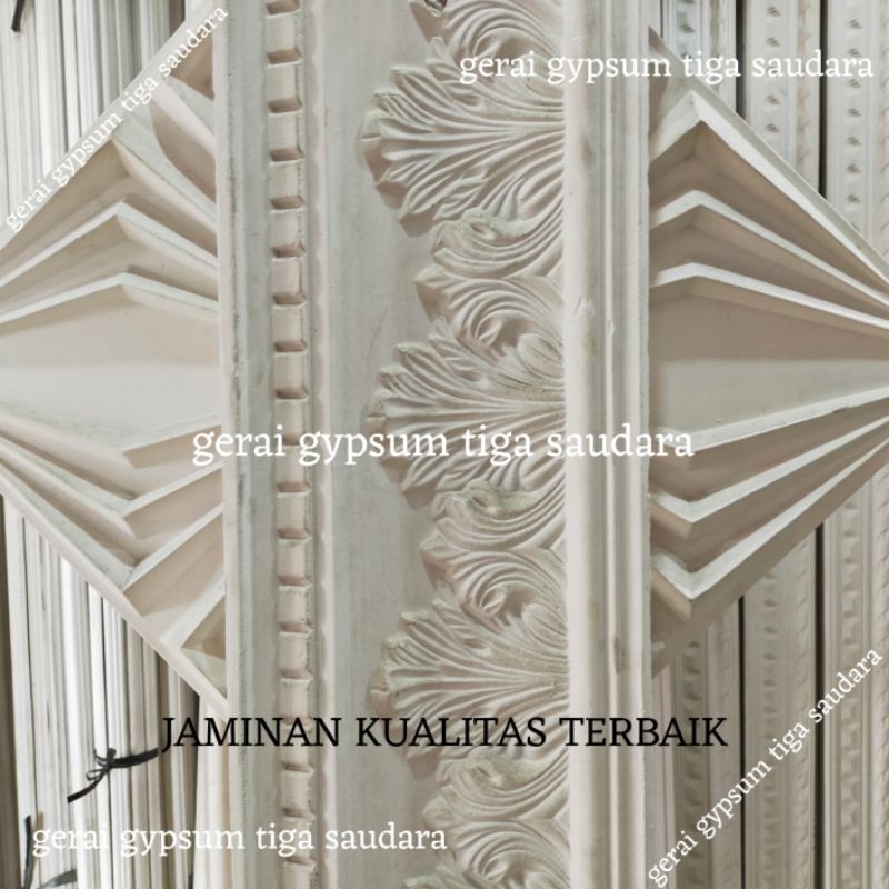Jual Lis gypsum - Lis profil gypsum 23cm - List plafon gipsum 23cm ...