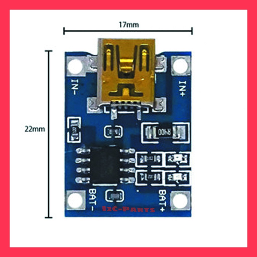 Jual TP4056 1A 5V to Lithium Battery Charging Modul Cas Baterai USB ...