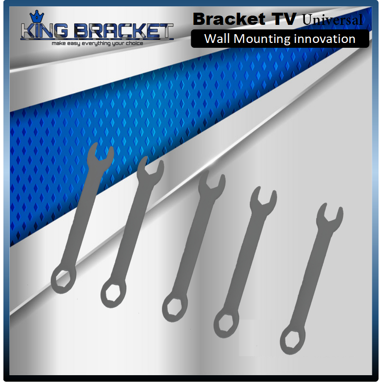 Jual bracket breket briket tv kunci pemasangan bracket tv | Shopee ...