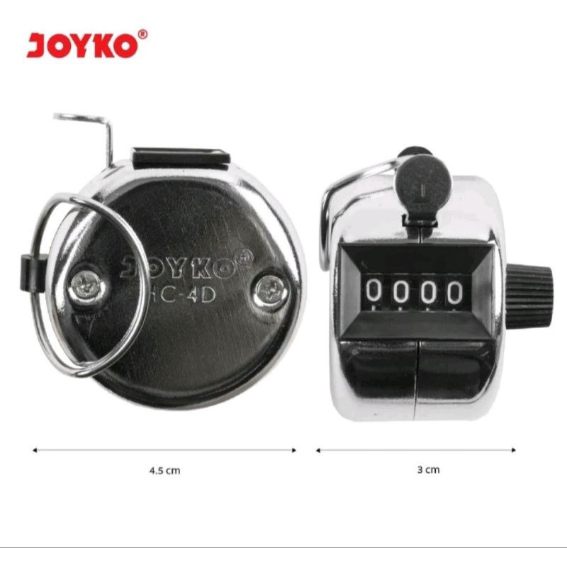 Jual JOYKO HAND TALLY COUNTER HC-4D BESI ALAT HITUNG MANUAL TASBIH ...