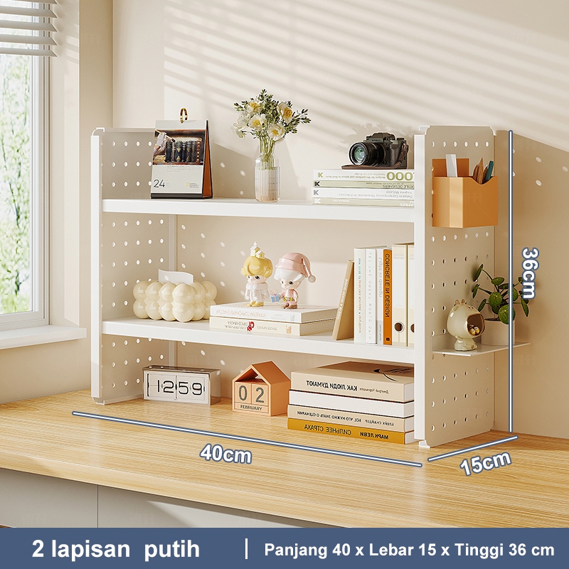 Jual IH Rak Meja Stationery Rak Desktop Storage Rak Organizer Multi ...