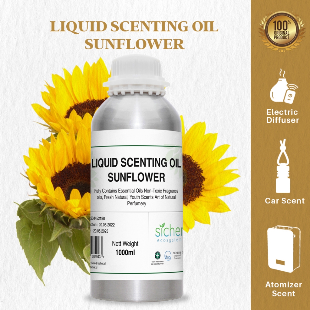 Jual Sicher Refill Scenting Oil Machine Sun Flower 1000ml | Shopee ...