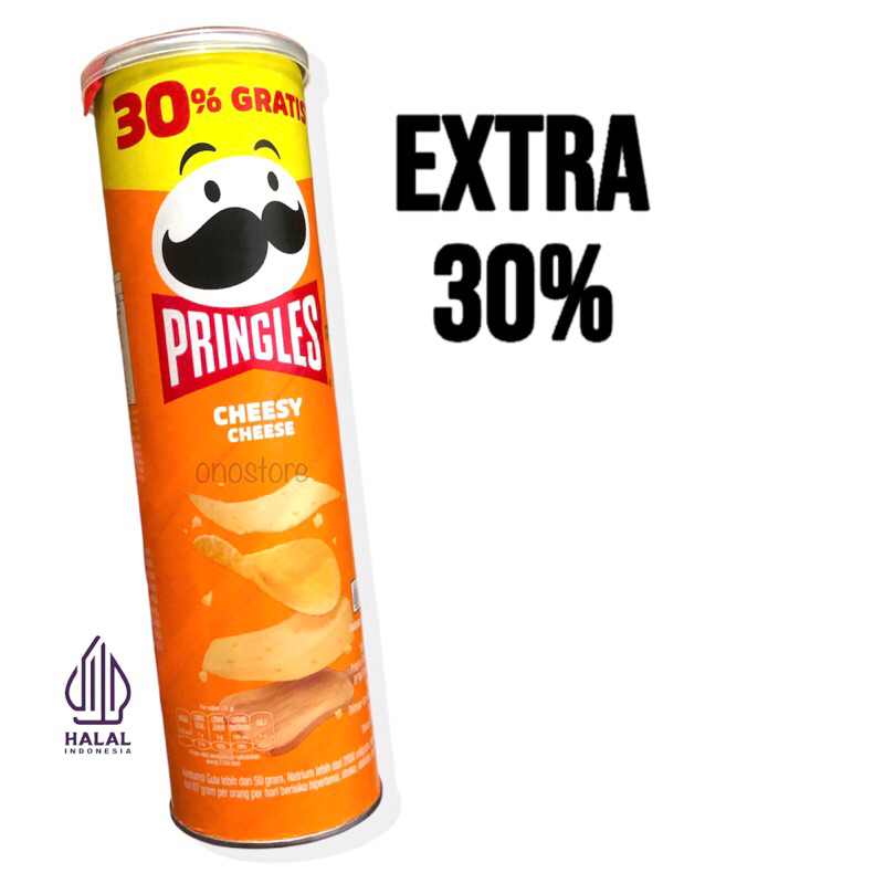 Jual Pringles Potato Crispy 102 Gram Cheesy Cheese | Shopee Indonesia