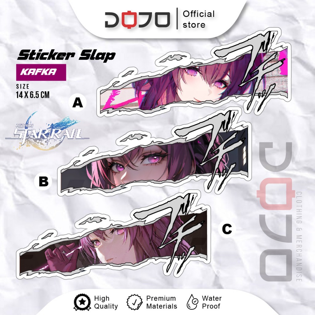 Jual Sticker VINYL anime Honkai Star Rail HSR sticker motor mobil ...
