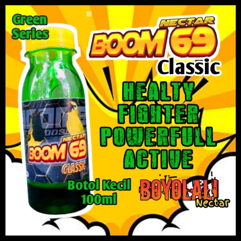 Jual Nectar Boom 69 Classic Hijau Dosis Tinggi Botol Kecil 100ml isi nectar 20ml | Shopee Indonesia