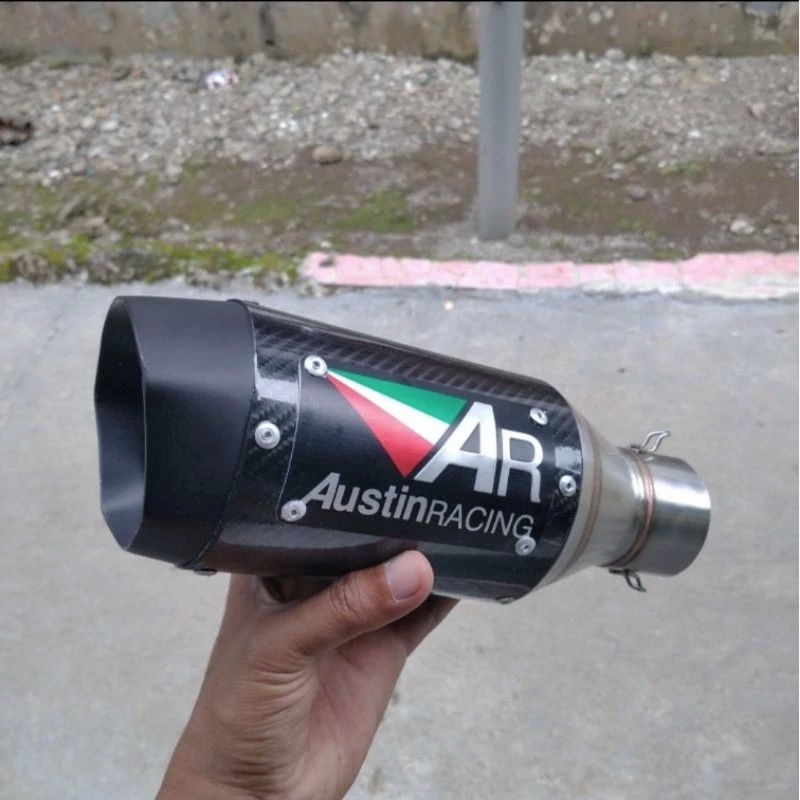 Jual Austin new stainless Steel AR Racing Exhaust full inlet 51mm ...