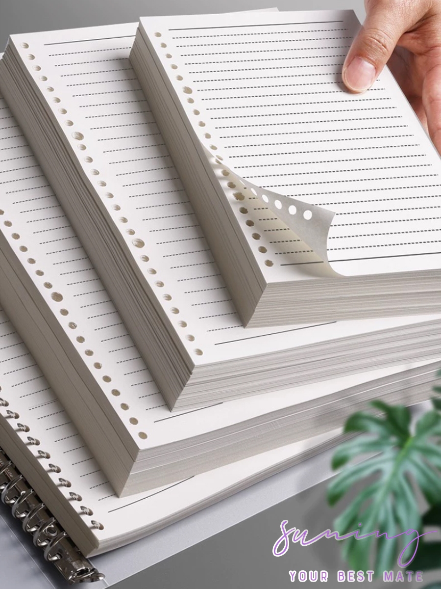 Jual Notebook refill Line & Blank KERTAS ISI BINDER A5/B5 LOOSE LEAF 6 ...