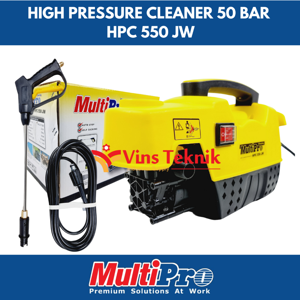 Jual Mesin Cuci Motor/Mobil HIGH PRESSURE JETT CLEANER MULTIPRO HPC 550 ...