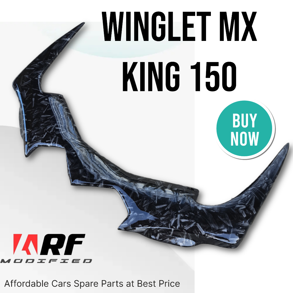 Jual Winglet MX king 150 new Carbon terbaru winglet Yamaha mx king new ...
