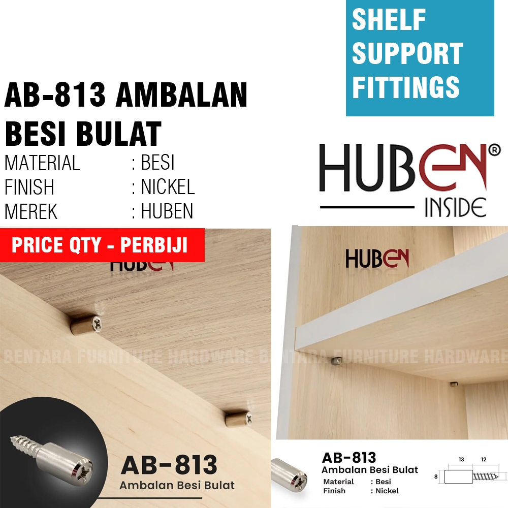 Jual HUBEN AB-813 AMBALAN BESI BULAT | Shopee Indonesia