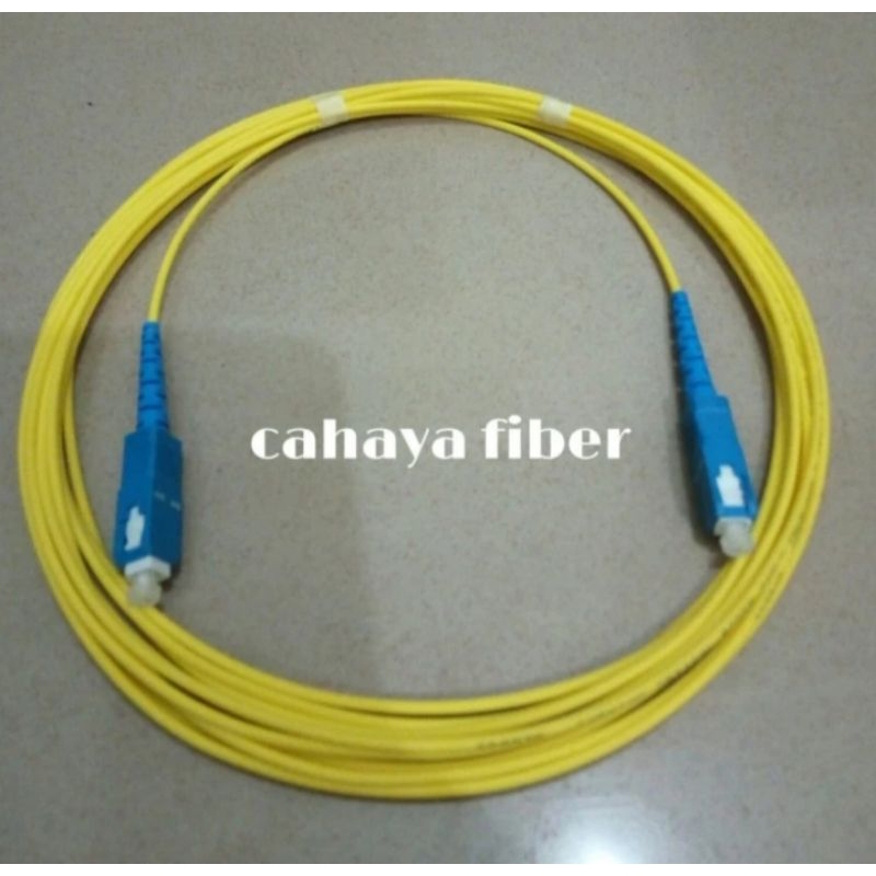 Jual patchcord sc sc upc 1.5 meter 2.mm singlemode simplex | Shopee Indonesia
