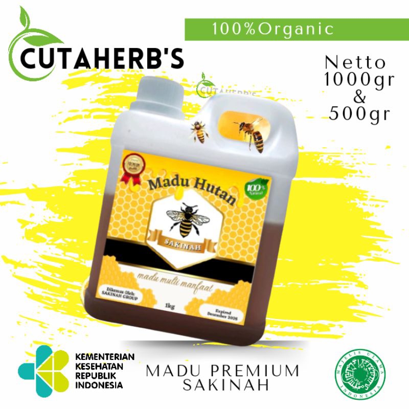 Jual MADU PREMIUM SAKINAH 1KG GHOLIBAN (FREE PACKING) | Shopee Indonesia
