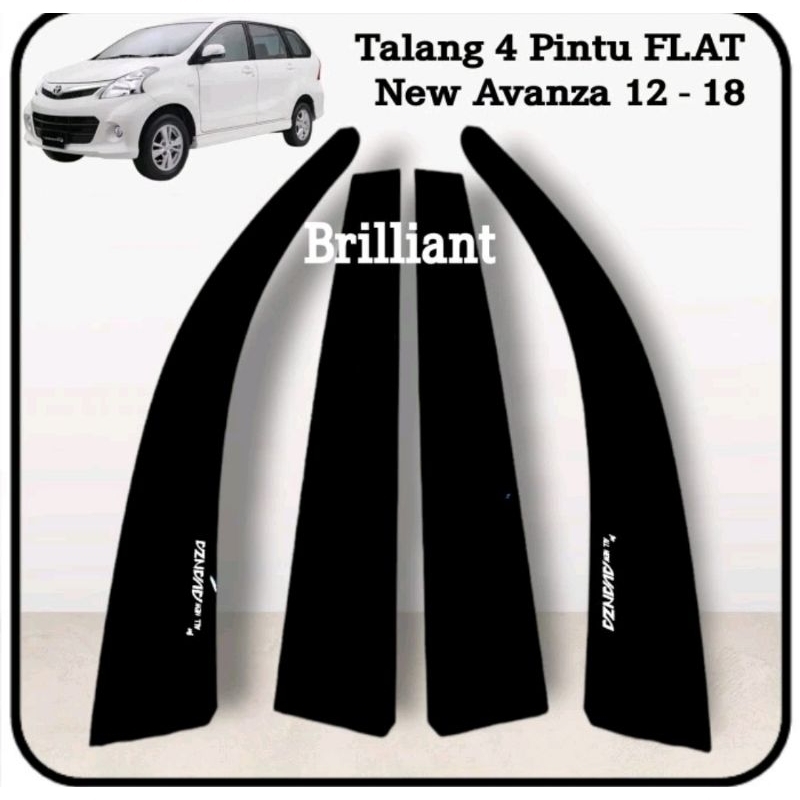 Jual Talang Air 4 Pintu - Slim Flat - All New Avanza (2012-2020) | Shopee Indonesia