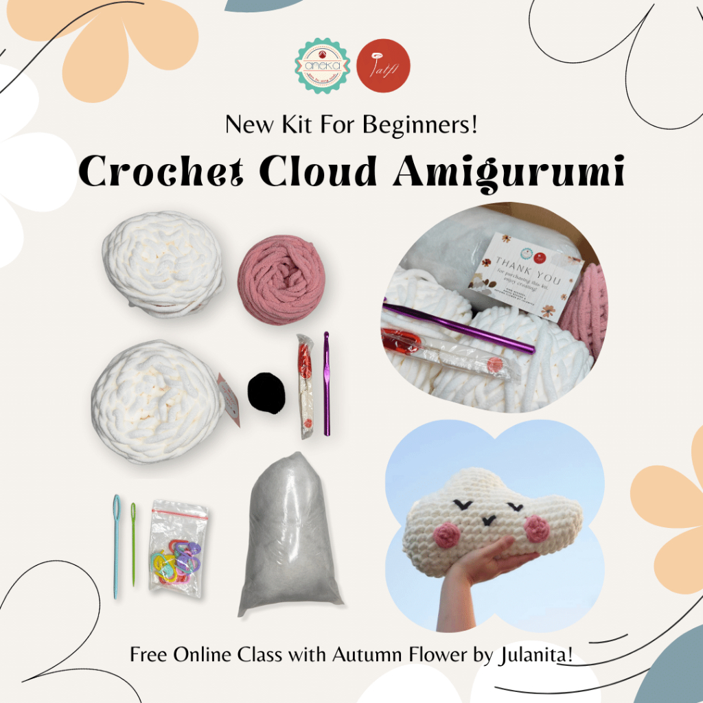 Jual ANEKA x Autumn Flower by Julanita - DIY Cloud Amigurumi KIT ...