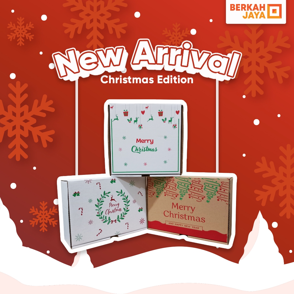 Jual Dus Natal Christmas Box / Corrugated Box Packaging Die Cut Mailer ...