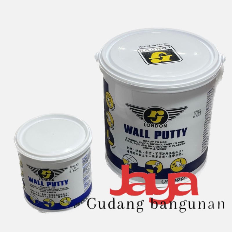 Jual WALL PUTTY 1KG / 5KG DEMPUL DINDING TEMBOK | Shopee Indonesia