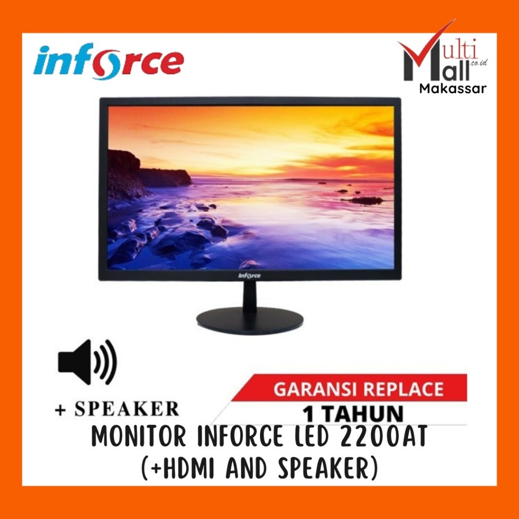 Jual MONITOR INFORCE LED 2200AT (+HDMI AND SPEAKER) | Shopee Indonesia