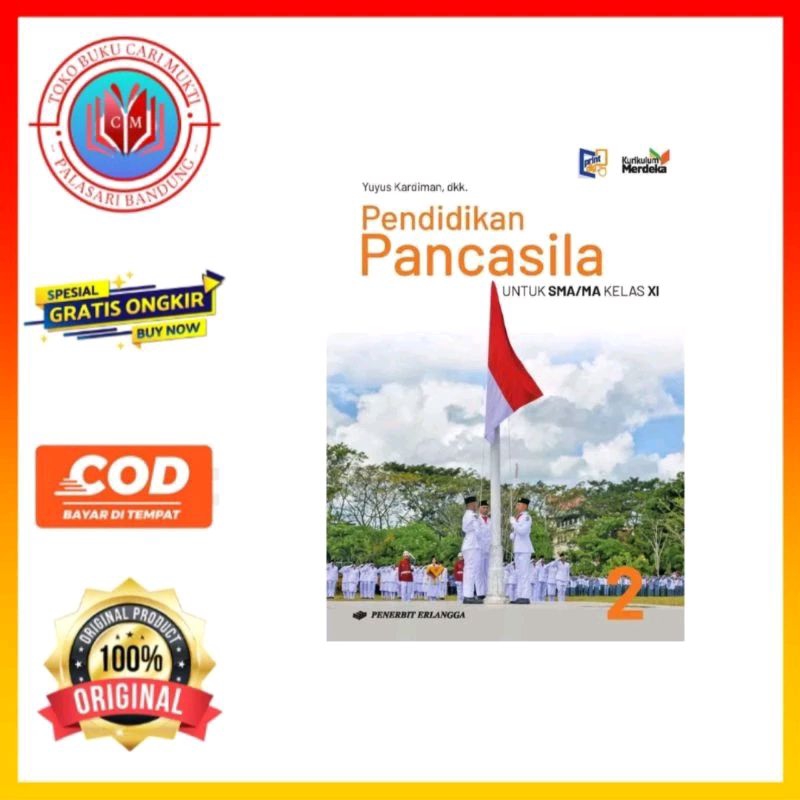 Jual Erlangga Buku Pendidikan Pancasila Untuk SMA/MA Kelas 11 Kurikulum Merdeka | Shopee Indonesia