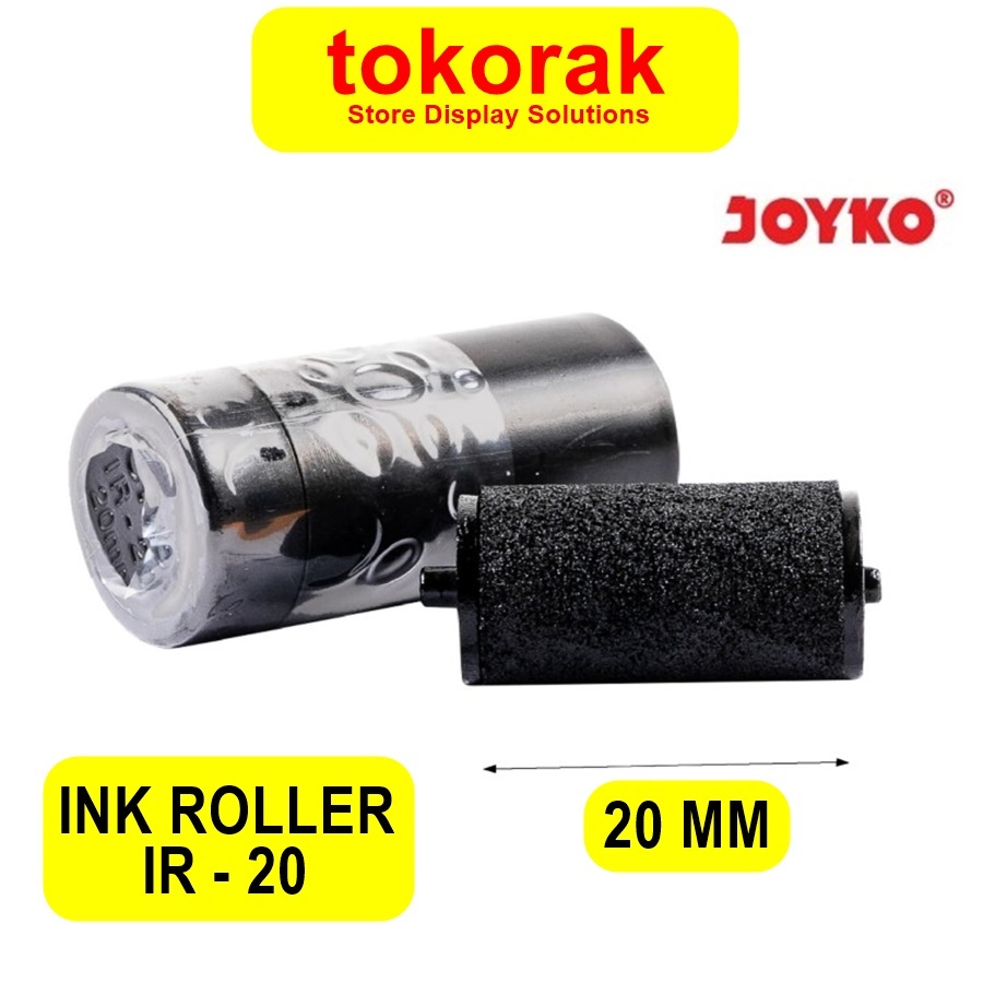 Jual INK ROLLER TINTA HITAM LABEL HARGA 20 MM JOYKO LABELLER IR 20 MX ...