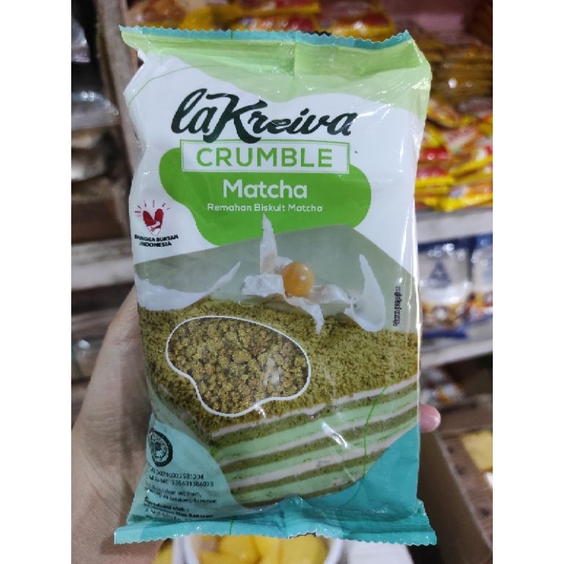 Jual la kreiva crumble matcha 250g | Shopee Indonesia