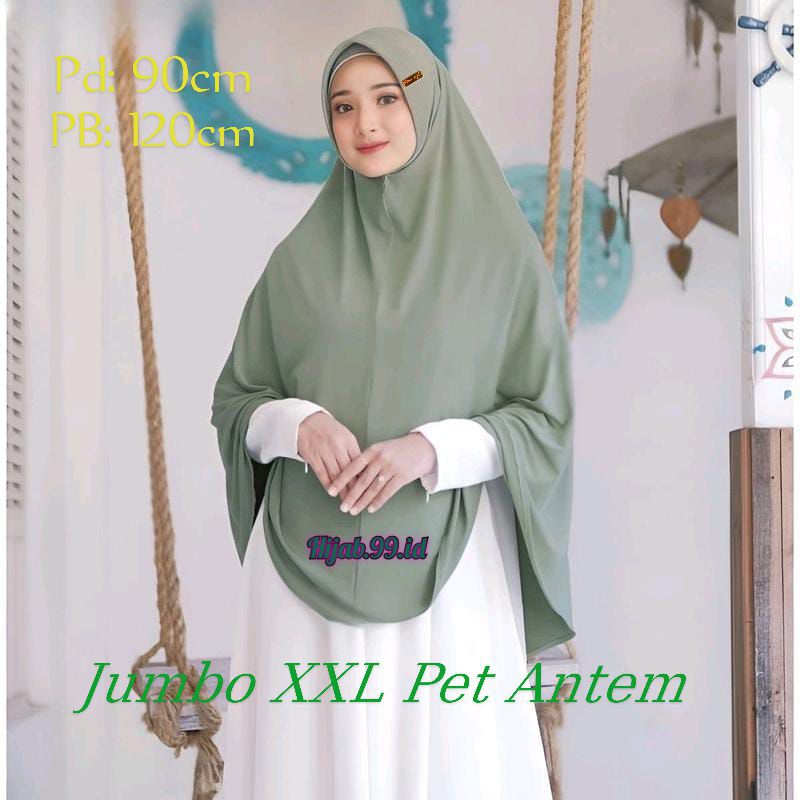 Jual HIJAB BERGO HAMIDAH JUMBO XXL JILBAB KHIMAR JUMBO XXL JERSEY PREMIUM | Shopee Indonesia