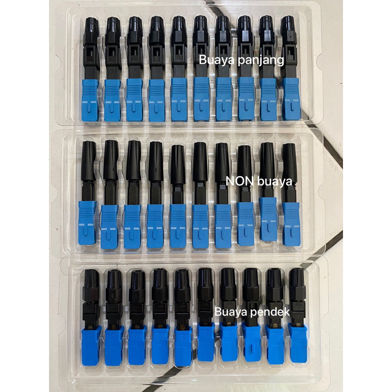 Jual 10pcs Fast connector SC UPC APC Single Mode Fiber Optic FTTH | Shopee Indonesia
