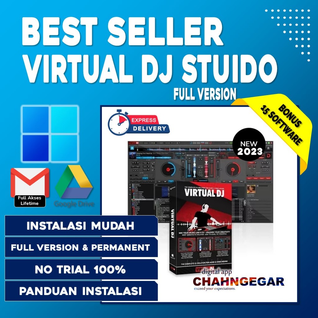 Jual Virtual DJ & Karaoke Studio 2023 + Serial Number Full Lifetime ...