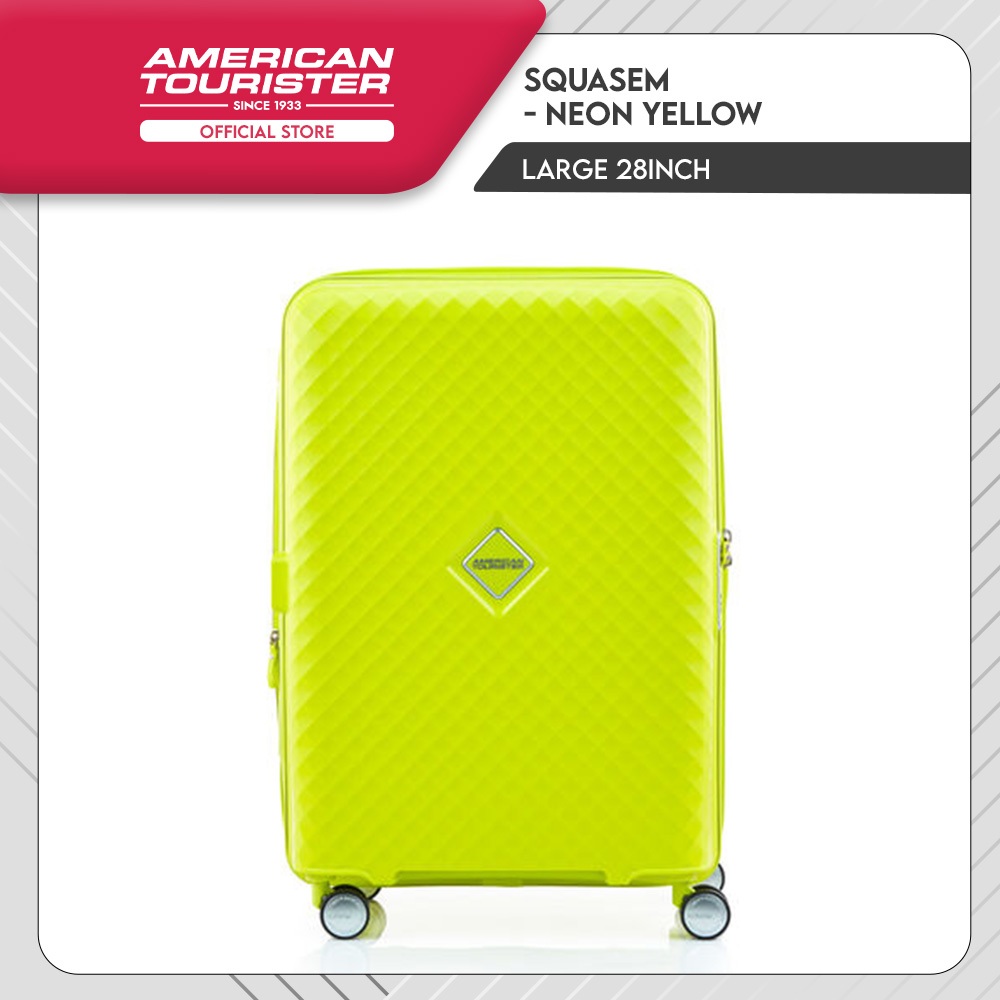 Jual American Tourister Koper Hardcase Squasem Large 28 Inch - Neon ...