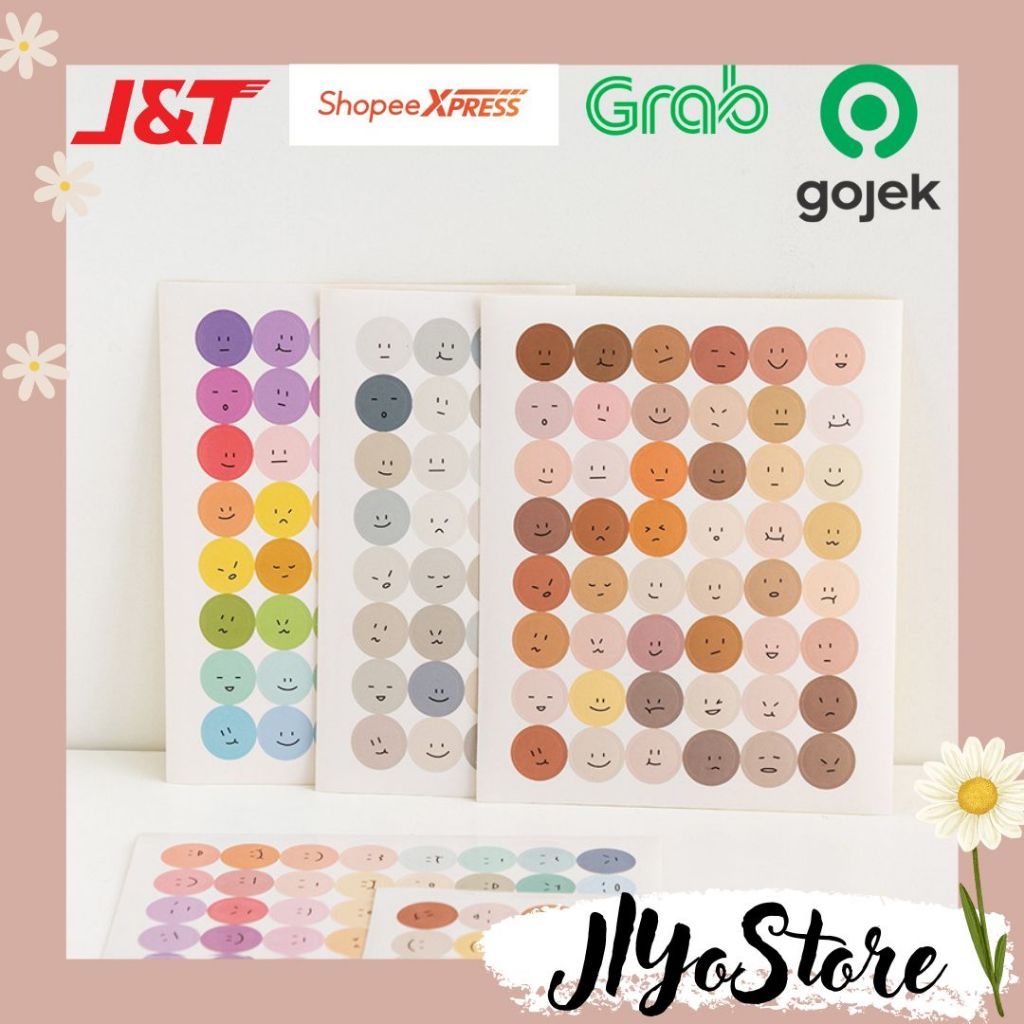 Jual Stiker Sticker Bujo Journal Jurnal Scrapbook Planner Diary Smile ...
