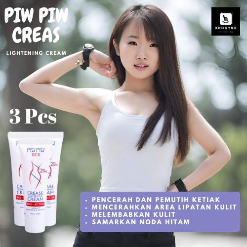 Jual 3 Pcs - Pemutih ketiak mencerahkan area lipatan tubuh - PIW PIW Crease Lightening Cream ...