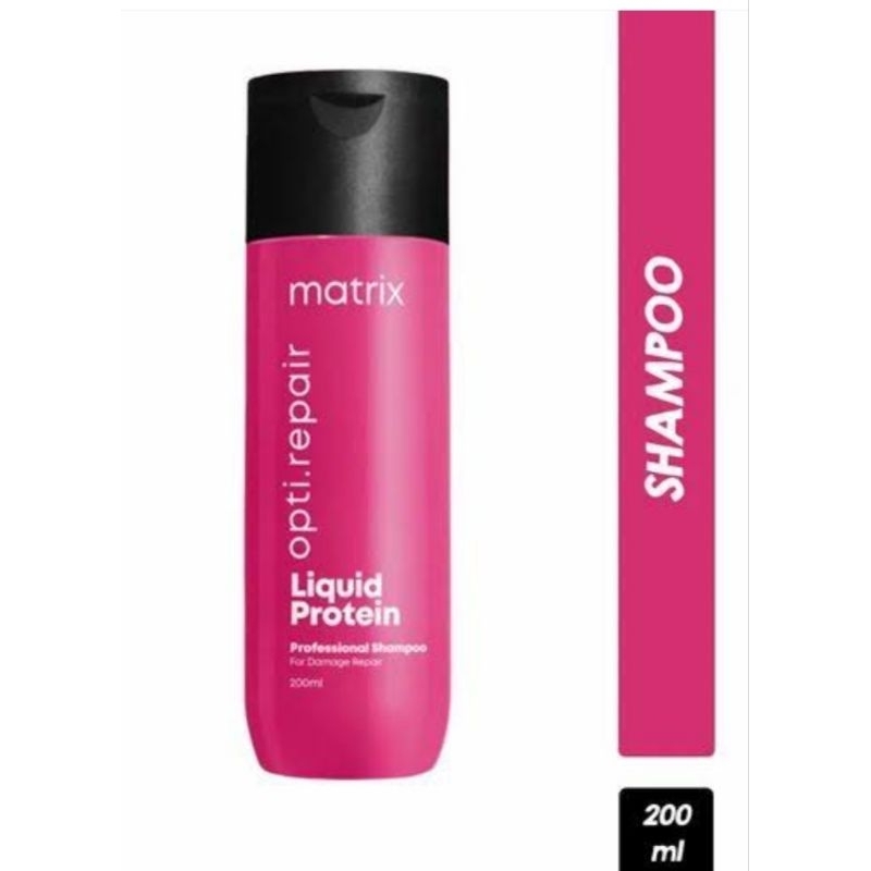 Jual MATRIX OPTI REPAIR LIQUID PROTEIN SHAMPOO 200 ml ( For Damage ...