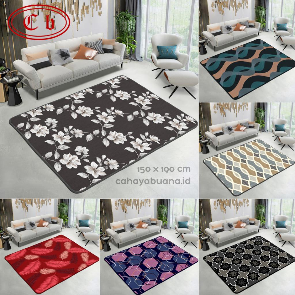 Jual Karpet Vallery Quincy Ukuran 150 x 190 cm | Shopee Indonesia