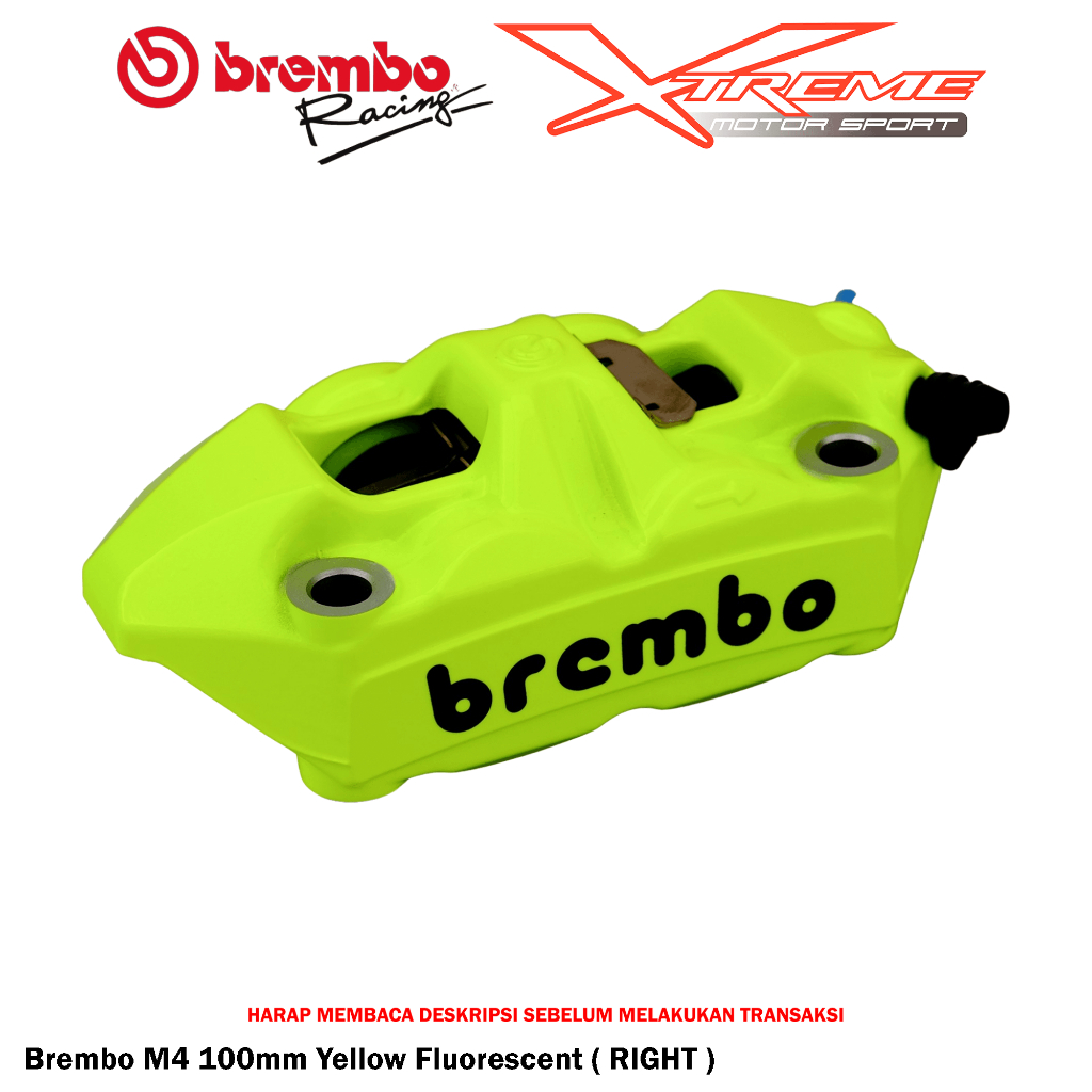 Jual Kaliper Brembo Radial Monoblock M4 108 / 100 mm Sebelah Kanan Only Original Brembo Italy ...