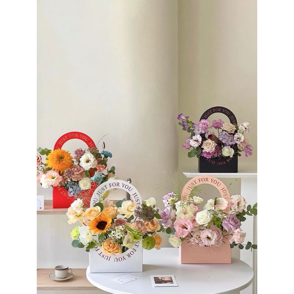 Jual Paper Bag Flower Just For You | Flower Box | Box Bunga | Tas Bunga ...