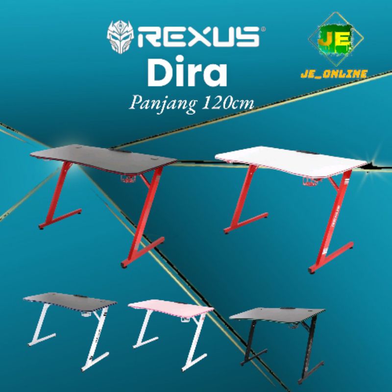 Jual Rexus Gaming Desk / Meja Gaming Dira RGB | Shopee Indonesia
