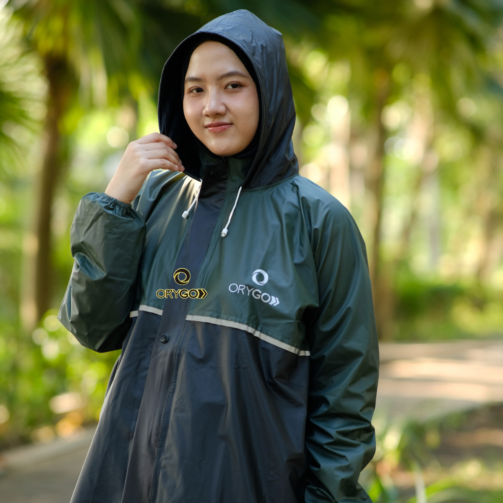 Jual JAS HUJAN, RAINCOAT Pria Wanita Terbaru By ORYGO Anti Rembes Original Army | Shopee Indonesia