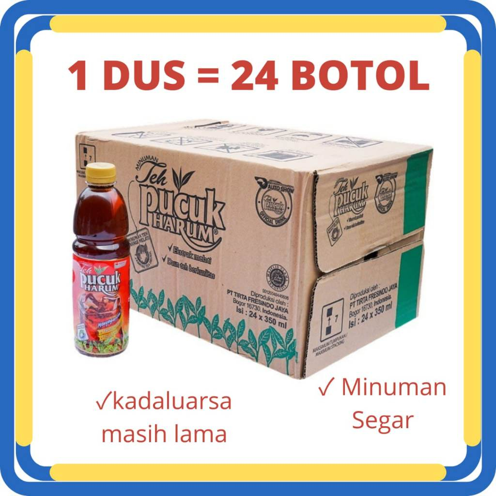Jual Teh Pucuk Harum Minuman Teh 350ml [24 botol / karton] | Shopee ...
