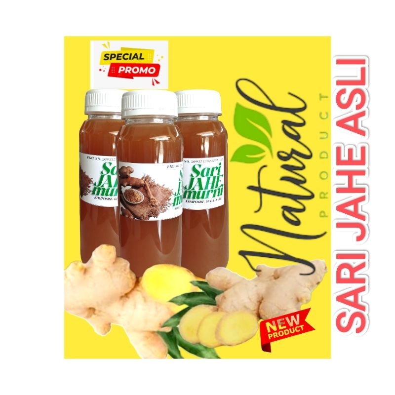 Jual JAHE SARI, SARI JAHE ASLI 250 ML | Shopee Indonesia