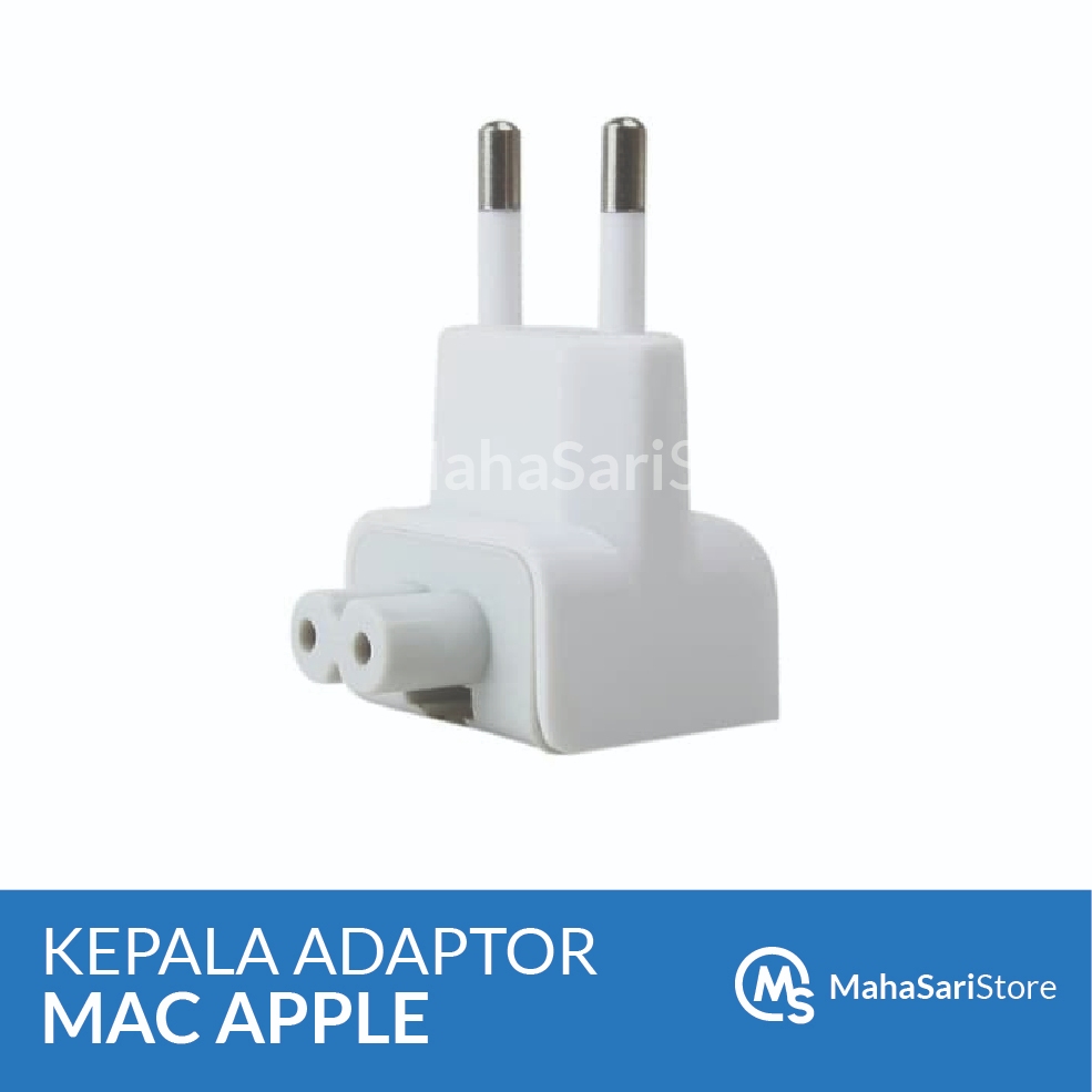 Jual EU AC Plug Adaptor Kepala Charger Sambungan Duckhead Magsafe ...