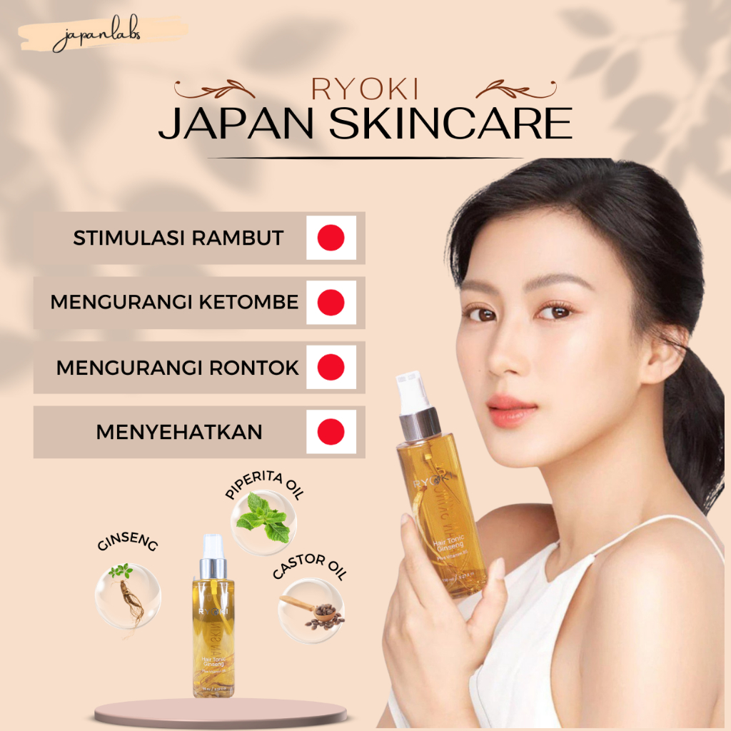 Jual Ryoki Japan Hair Scalp Spray - Tonik Rambut Spray Anti Rontok dan ...