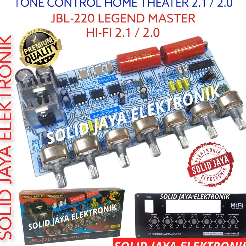Jual KIT TONE CONTROL STEREO 21 2 JBL22 HOME THEATER HI FI STEREO ...