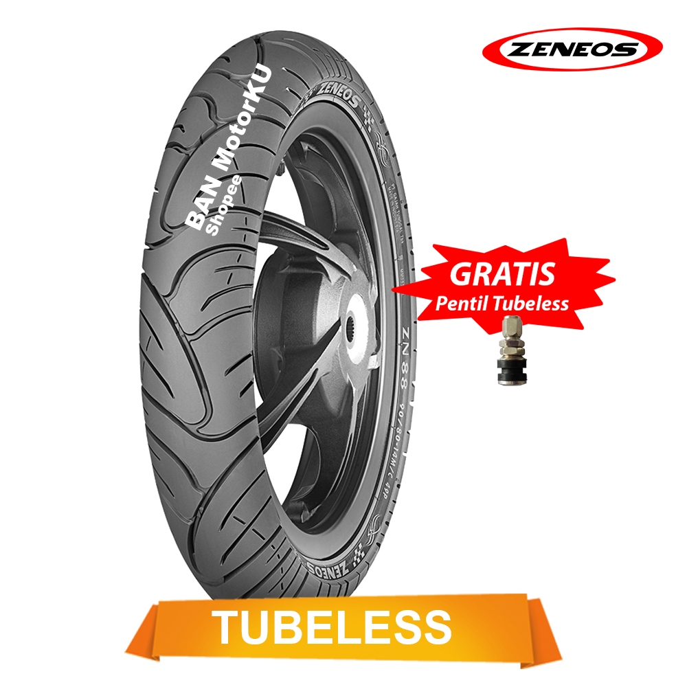 Jual Zeneos ZN 88 / Zn88 ukuran 90/80-17 Ban Motor Tubeless [Free klep ...