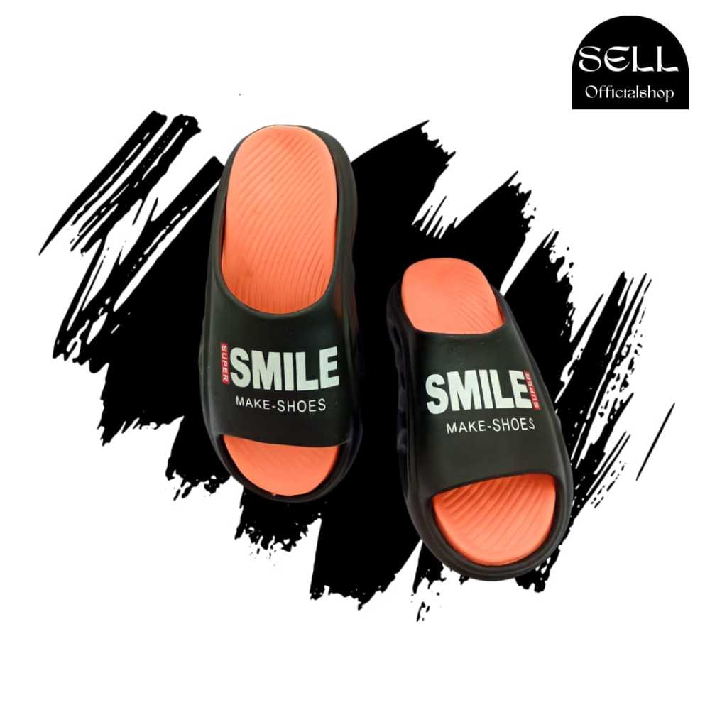 Jual sandal smile sandal pria casual sandal pria kekinian | Shopee Indonesia