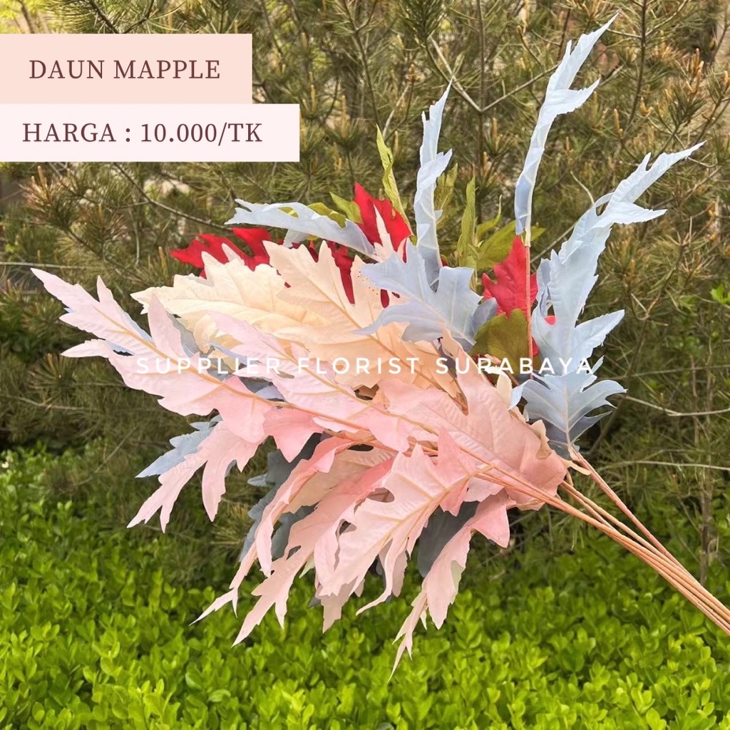 Jual DAUN MAPPLE AUTUMN DAUN MAPLE MUSIM SEMI MUSIM GUGUR DAUN DEKORASI ...
