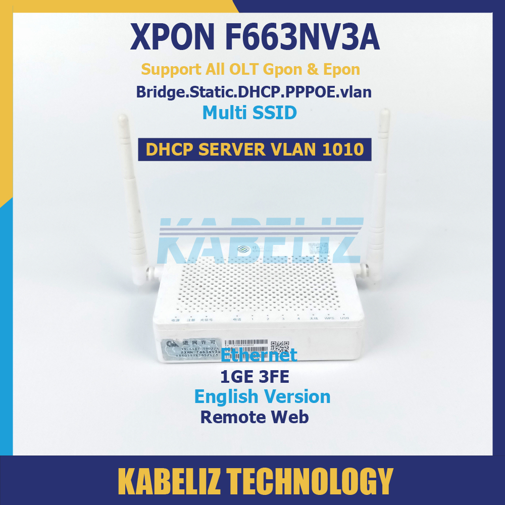Jual ONU XPON F663NV3A SUPPORT ALL OLT EPON DAN ALL OLT GPON ONT WIFI ...